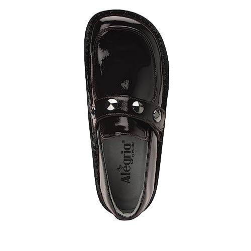 Alegria Women's Ericka Black Cherry Comfort Leather Shoes 8-8.5 M US