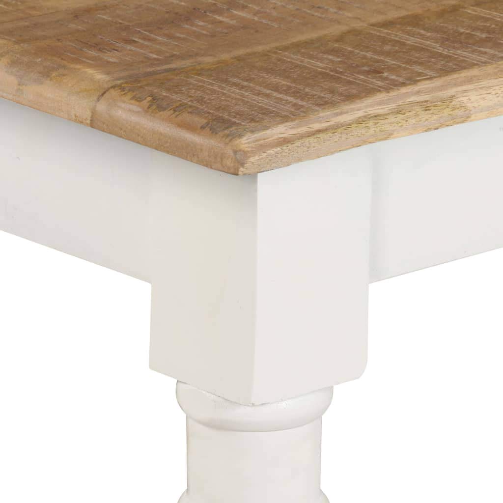 Dining Table,Industry Offic Table,Rectangle Conference Table,Writing Desk,Console Table,Cocktail Table,Perfectly in a Dining Room, Den, Office Room, Family Room, 47.2"x23.6"x29.9" Solid Mango Wood