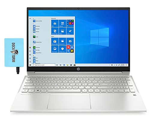 HP Pavilion 15t-eg Business Laptop 15.6" Touch FHD 60Hz IPS Display (Intel i7-1255U 10-Core, 64GB RAM, 512GB PCIe SSD, Intel Iris Xe, WiFi, Fingerprint, Backlit KYB, B T 5.2, Win 11 Pro) w/Hub