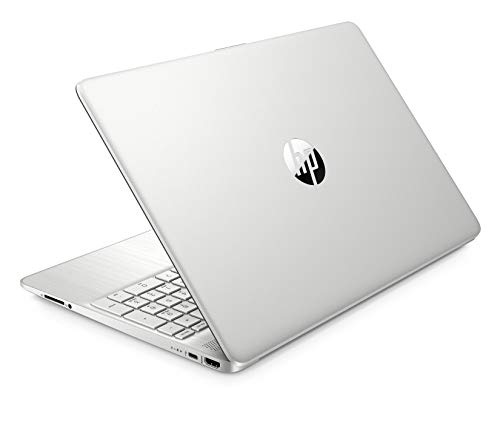 HP 15 Laptop, AMD Ryzen 3 3250U Processor, 8 GB RAM, 256 GB SSD Storage, 15.6-inch HD Micro-Edge Display, Windows 11 Home, Long-Lasting Battery, Fast Charge, 720p Webcam (15-ef2024nr), Natural silver