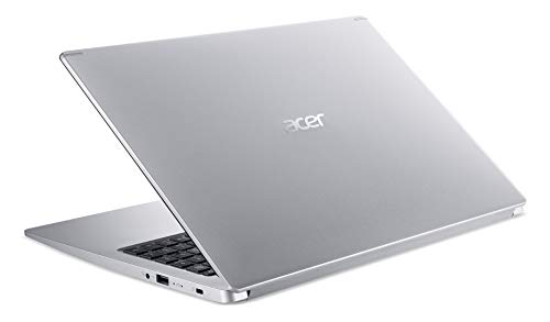 Acer Aspire 5 Slim Laptop, 15.6" Full HD IPS Display, 10th Gen Intel Core i5-10210U, 8GB DDR4, 256GB PCIe NVMe SSD, Intel Wi-Fi 6 AX201 802.11ax, Fingerprint Reader, Backlit KB, A515-54-59W2, Silver