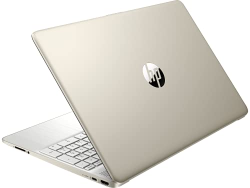 2022 Newest HP Laptop with Microsoft Office Included 1-Year, 15.6" HD Screen, AMD Athlon 3050U 16GB RAM 1TB SSD HDMI Port Webcam Gold White Windows 11 | College Student Bundle, ROKC HDMI Cable
