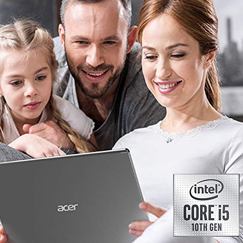 Acer Aspire 5 Slim Laptop, 15.6" Full HD IPS Display, 10th Gen Intel Core i5-10210U, 8GB DDR4, 256GB PCIe NVMe SSD, Intel Wi-Fi 6 AX201 802.11ax, Fingerprint Reader, Backlit KB, A515-54-59W2, Silver
