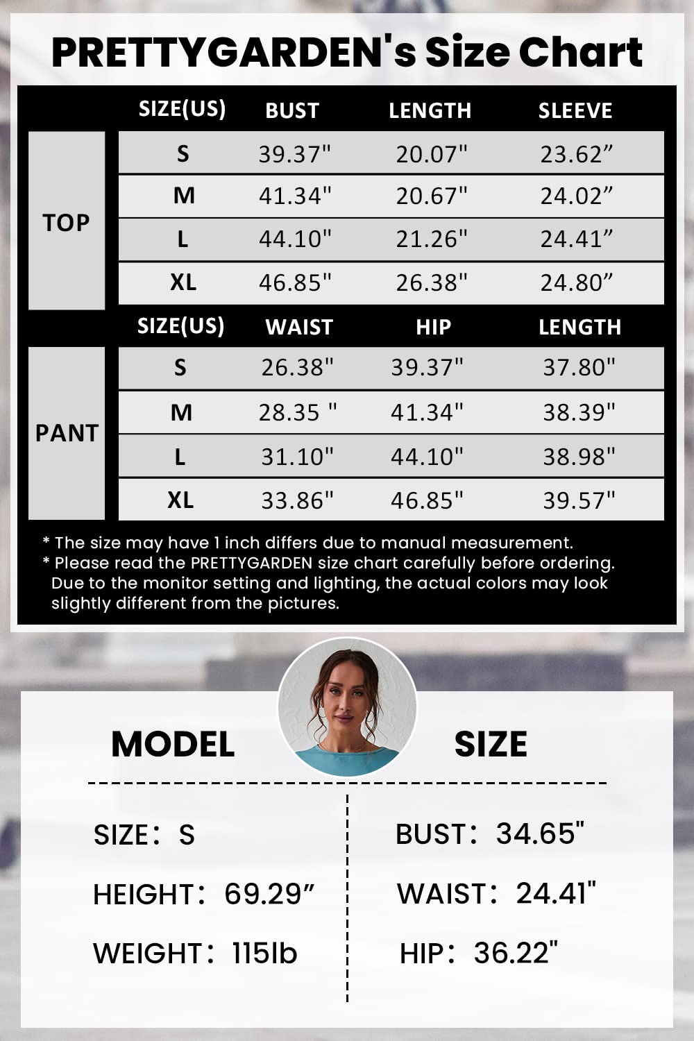 PRETTYGARDEN Women's Color Block 2 Piece Tracksuit Crewneck Long Sleeve Tops Long Sweatpants Outfits Lounge Sets(Dark Grey,Medium)
