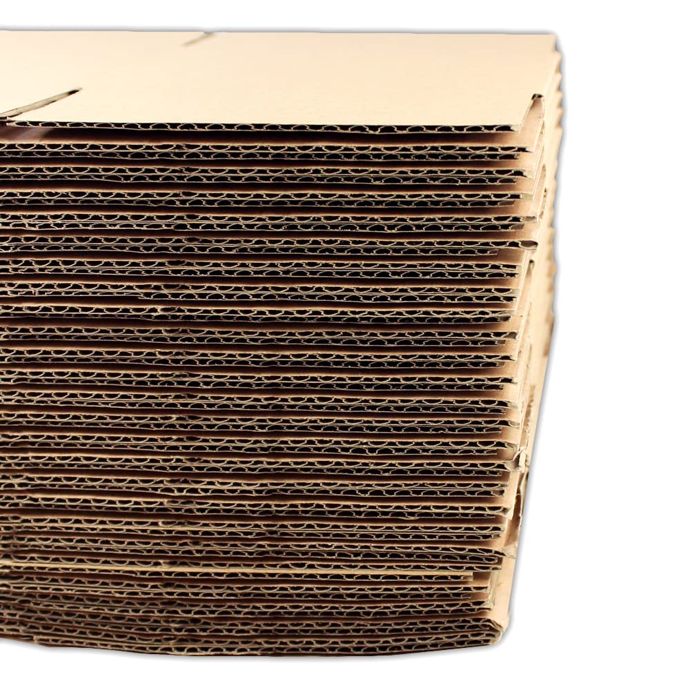 15 EcoSwift 6x5x4 Corrugated Cardboard Packing Boxes Mailing Moving Shipping Box Cartons 6 x 5 x 4 inches