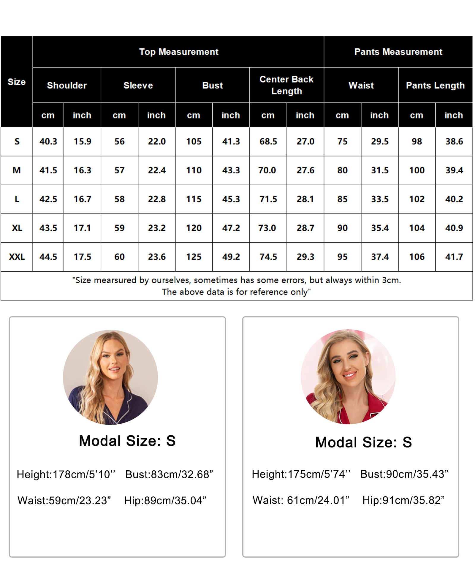 Womens Pajamas Long Sets V-Neck Long Sleeve Long Sleepwear Pj Sets Coral With Dots Small