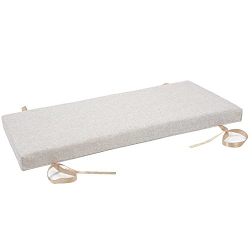 ROFIELTY Custom Bench Cushion for Bench Seat Cushion Window Seat Cushions Indoor Bench Cushions for Indoor Furniture Bench Pads Bench Pillow (Light Brown,31x12x3inch)