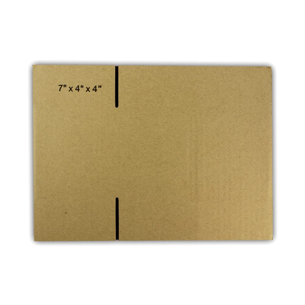 30 EcoSwift 7x4x4 Corrugated Cardboard Packing Boxes Mailing Moving Shipping Box Cartons 7 x 4 x 4 inches