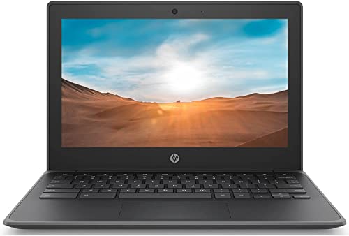 HP 11.6β Chromebook (Latest Model), AMD Dual Core Processor, 4GB RAM, 32GB eMMC, Rugged & Spill Resistant, Education, Long Battery Life, NLY MP, Chrome OS