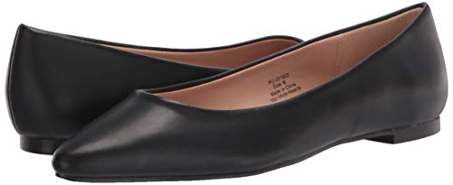 Journee Collection Womens Cortni Flat Black 7.5 W