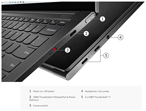 Lenovo IdeaPad Slim 9 9i Pro 14ITL5 14" 4K UHD Touchscreen (Intel 4-Core i7-1195G7, 16GB RAM, 2TB PCIe SSD) Business Laptop, Backlit, Fingerprint, 2 x Thunderbolt 4, IR-Webcam, Windows 11 Pro