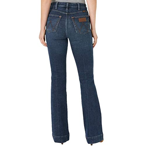 Wrangler Women's Retro High Rise Trouser Jean Sara 30W x 34L