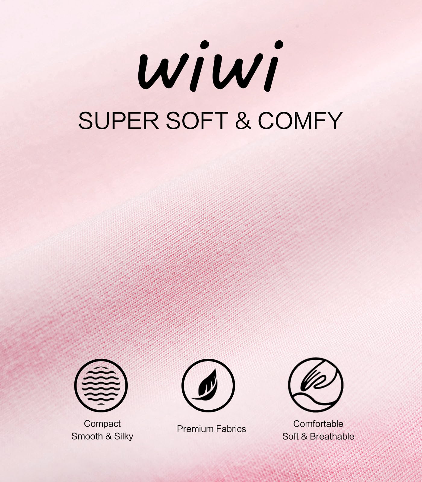 WiWi Viscose from Bamboo Pajamas Sets for Women Long Sleeve Sleepwear Soft V Neck Top with Pants Plus Size Pjs S-4X, Pink, X-Large