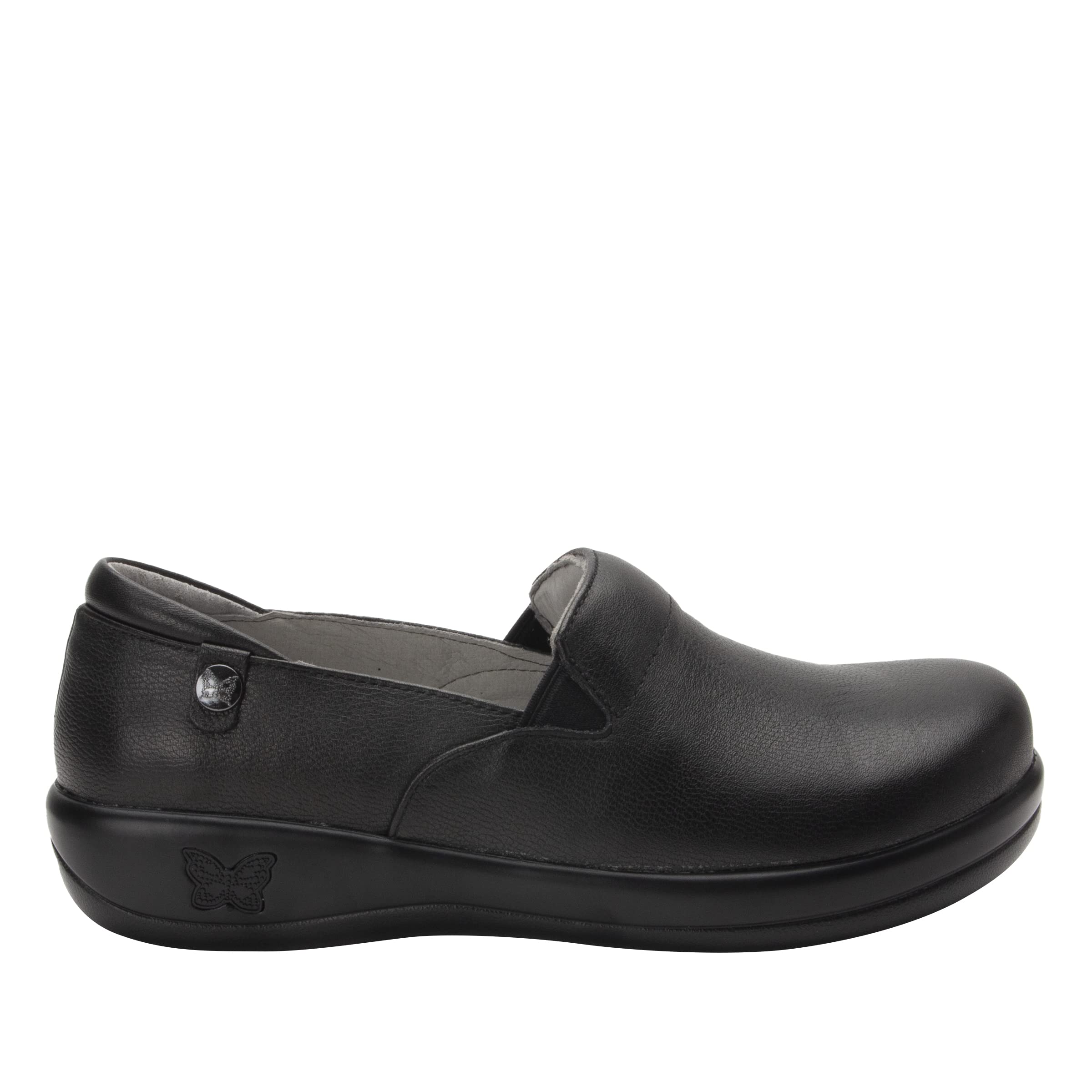 Alegria Womens Keli Professional Clog Upgrade Black Leather 11.5-12 M US
