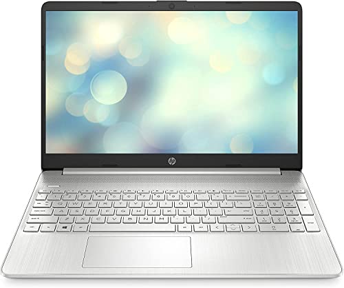 HP 15.6 inch Laptop, AMD Ryzen 5300U, 4-Cores Processor, 12GB RAM, 256GB SSD Storage, Windows 10 or Windows11, Bluetooth, Wi-Fi, Fast Charge, Webcam, Bundle with JAWFOAL