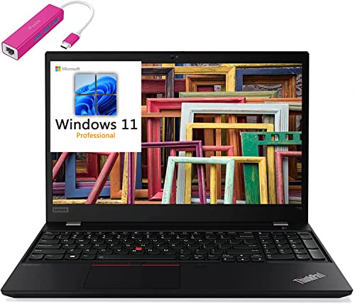 Lenovo ThinkPad T15 G2 15.6" FHD 300nits Business Laptop Computer, Intel Quad-Core i5-1145G7 (Beat i7-1065G7), 16GB DDR4 RAM, 512GB PCIe SSD, WiFi6, Backlit Keyboard, Windows 11 Pro, iPuzzl Type-C HUB