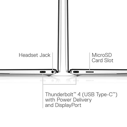 Dell XPS 13 9310 Touchscreen Laptop 13.4-inch UHD+ Thin and Light, Intel Core i7-1195G7, 16GB LPDDR4x RAM, 512G SSD, Intel Iris Xe Graphics, Windows 11 Home, 1-Year Preminum Support - Platinum Silver