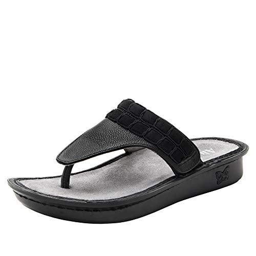 Alegria Vanessa Womens Sandal Black Upgrade 8 M US