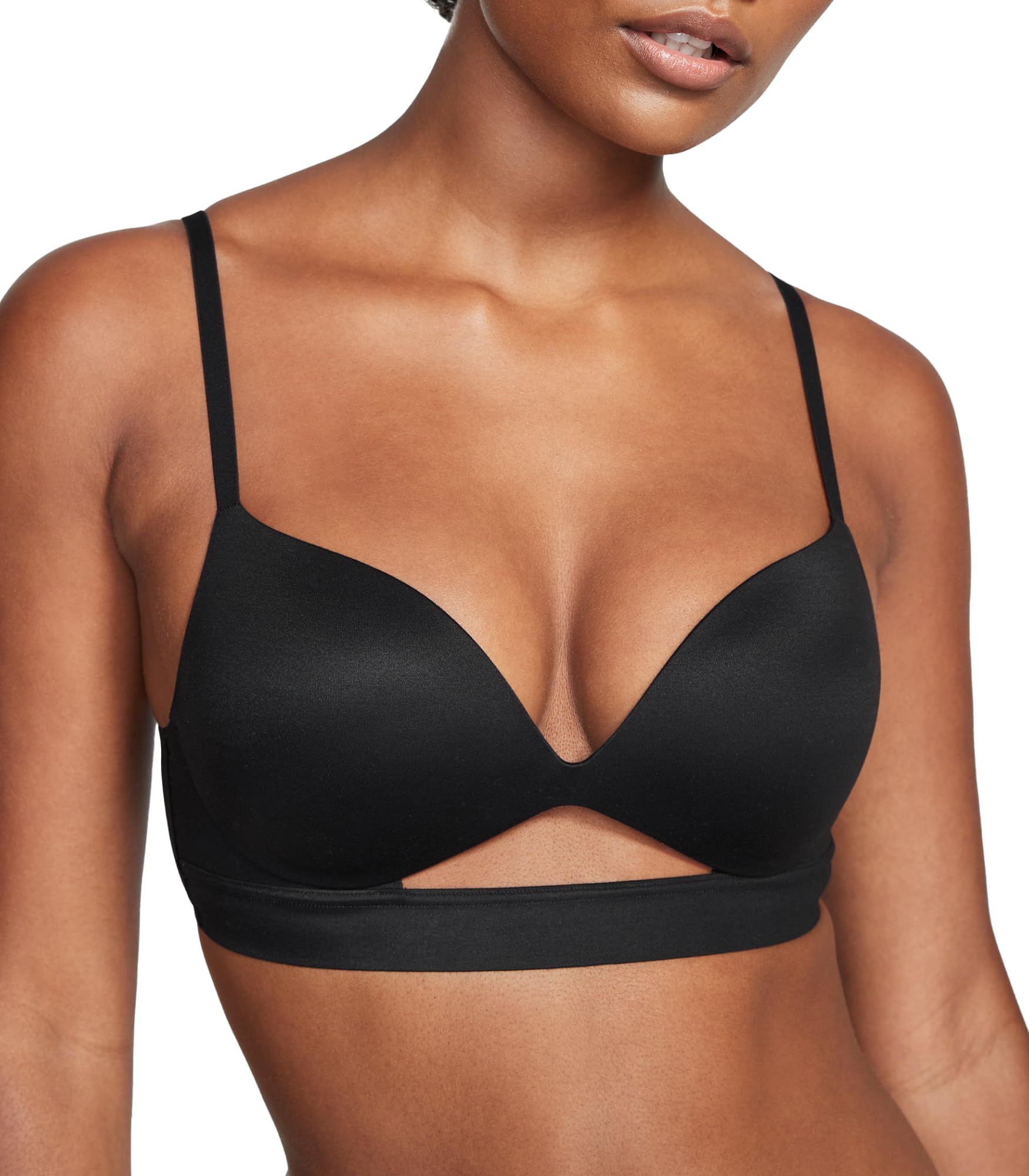 Victoria's Secret Incredible Wireless Push-Up Bra, Black, 34C