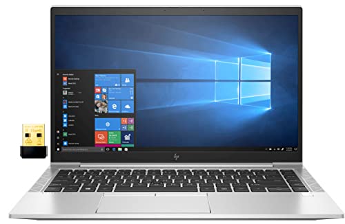 HP EliteBook 845 G7 14.0" FHD 60Hz IPS WLED Display Laptop (AMD Ryzen 5 PRO 4650U 6-Core, 16GB RAM, 512GB PCIe SSD, AMD Radeon, Backlit KB, Win 11 Pro) w/WiFi Dongle, Hub