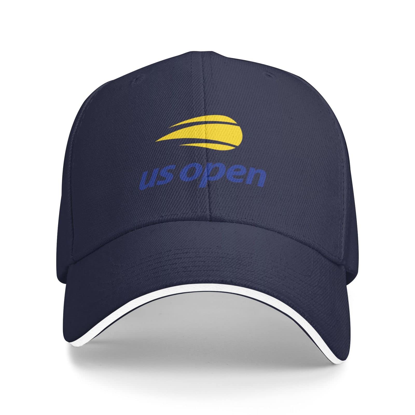 Us Open Tennis 2023 Sandwich Cap Unisex Classic Baseball Capunisex Adjustable Casquette Dad Hat Navy Blue
