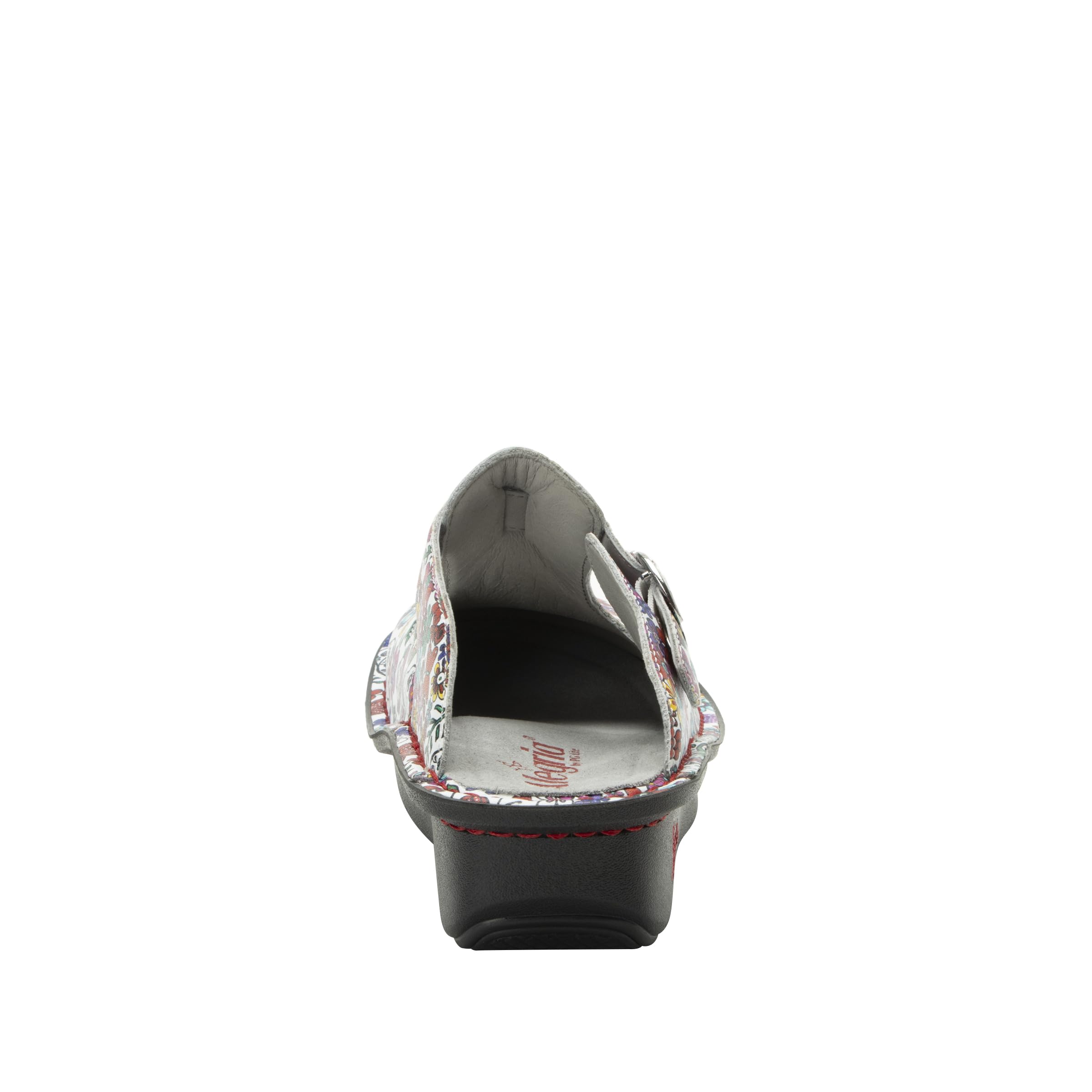 Alegria Women's Classic Ofrenda White Leather Clog 8-8.5 Medium Width US