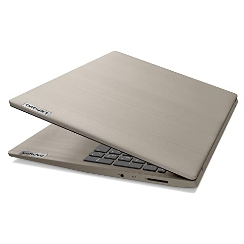 NewLenovo IdeaPad 3i Business Laptop, 15.6" FHD Display, Intel Core i3-1115G4, Windows 11 Home, 256GB SSD 12GB RAM, Almond, 32GB Durlyfish USB Card
