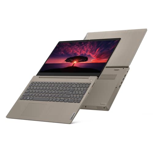 NewLenovo IdeaPad 3i Business Laptop, 15.6" FHD Display, Intel Core i3-1115G4, Windows 11 Home, 256GB SSD 12GB RAM, Almond, 32GB Durlyfish USB Card