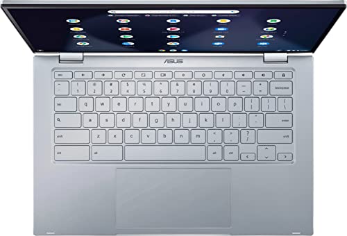 ASUS Chromebook Flip C433 14" IPS FHD 2-in-1 Touchscreen (Intel Core M3-8100Y, 8GB RAM, 128GB Storage (64GB eMMC + 64GB IST SD Card), Stylus) Home & Business Laptop, IST Pen, Chrome OS