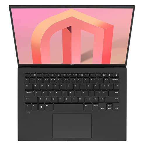 LG gram (2022) 14Z90Q Ultra Lightweight Laptop, 14" (1920 x 1200) IPS Display, Intel Evo 12th Gen i7 1260P Processor, 16GB LPDDR5, 512GB NVMe SSD, FHD Webcam, WiFi 6E, Thunderbolt 4, Windows11, Black