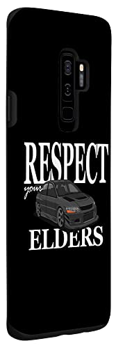 Galaxy S9+ Retro Racer, Respect Your Elders, Mens Vintage Tuner Car Case