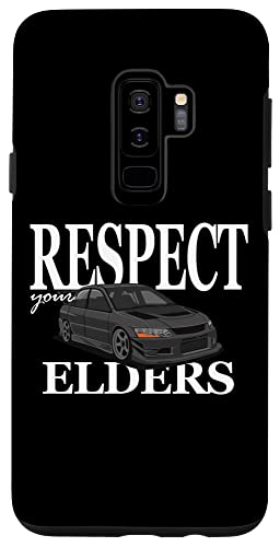 Galaxy S9+ Retro Racer, Respect Your Elders, Mens Vintage Tuner Car Case