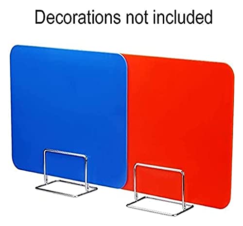 MZM Screen Mobile Base, Desk Isolation Board Bracket, Student Exam Partition, Punch-Free Movable Support Frame ZTT (Color : Silver)