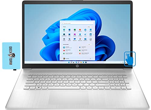 HP 17t-cn000 Home & Business Laptop (Intel i5-1135G7 4-Core, 32GB RAM, 1TB PCIe SSD, Intel Iris Xe, 17.3" 60Hz Touch HD+ (1600x900), WiFi, Bluetooth, Webcam, HDMI, USB 3.2, Win 11 Home) with Hub