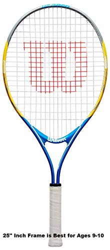 Generic Wilson US Open 21 Junior Tennis Racquet Bundled with a Red/White Wilson Advantage II Tennis Bag (Perfect for Beginner Players Age 5-6) Red/White Bag 21 Inch Racquet