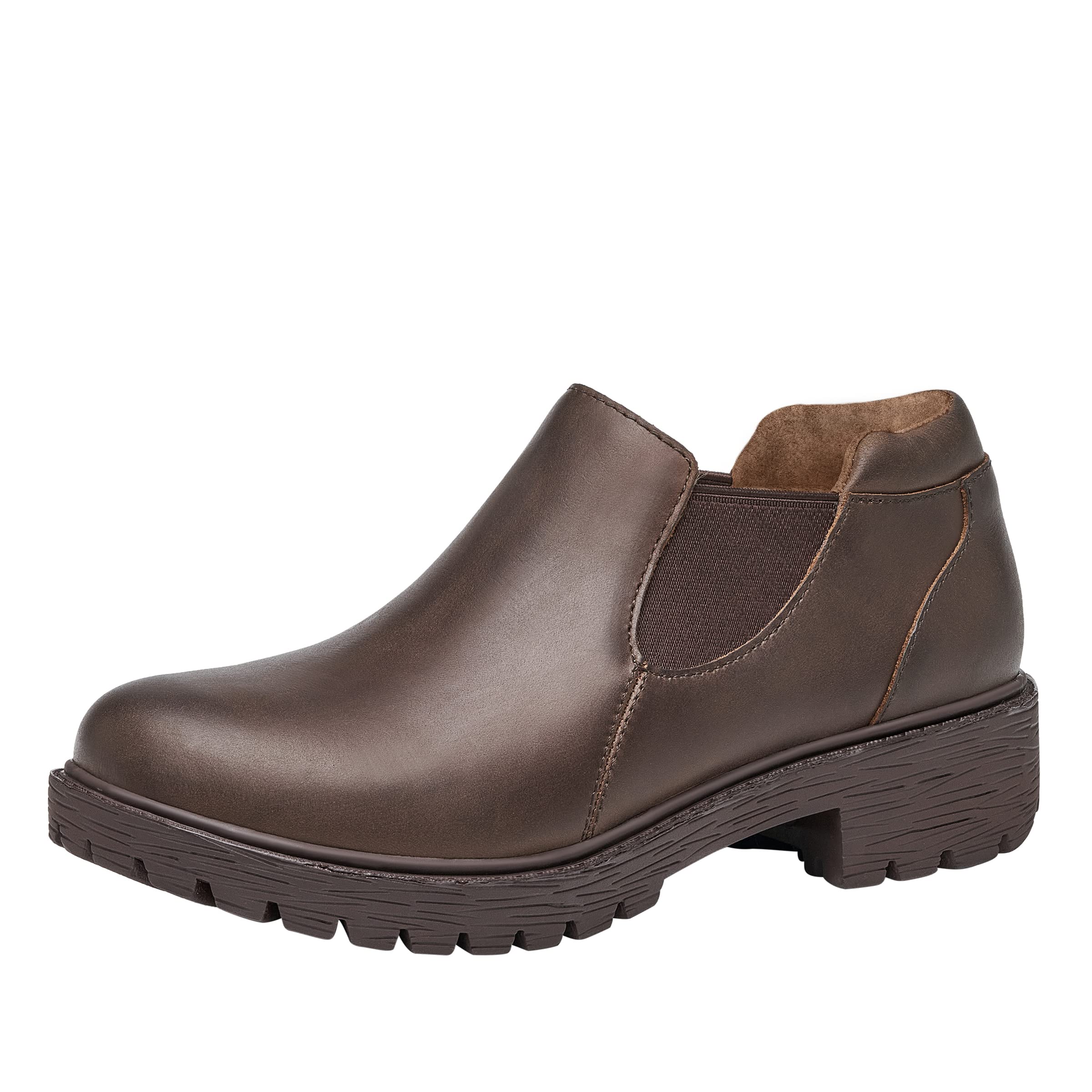 Alegria Womens Ramona Oiled Brown Leather Ankle Boots 9.5-10 M US