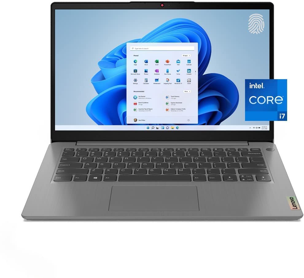 Lenovo 2023 Newest IdeaPad 3 Laptop, 14 Inch FHD IPS Display, Intel Core i7-1165G7 Quad-core, 20GB RAM, 1TB PCIe SSD, Intel Iris Xe Graphics, Fingerprint, Wi-Fi 6, Windows 11 Home, Arctic Grey