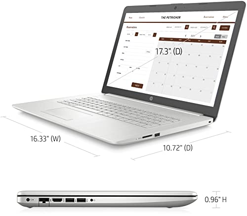 HP 17.3β Laptop (Latest Model), 11th Gen Intel Core i3-1115G4, 12GB RAM, 256GB SSD, Anti-Glare Display, Intel UHD Graphics, Long Battery Life, Windows 11
