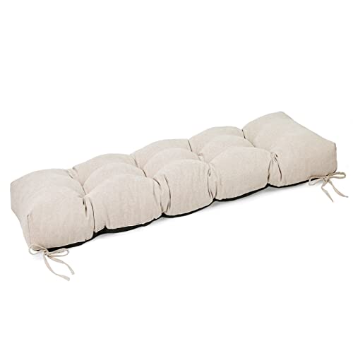 Focuprodu Bench Cushions. Non-Slip Pile Bench Cushion for Indoor and Outdoor in Multiple Scenarios.45x18 Inch Bench Cushion Ideal Cushion for Benches, Sofas and Raised Windows. (45x18x4, Beige)