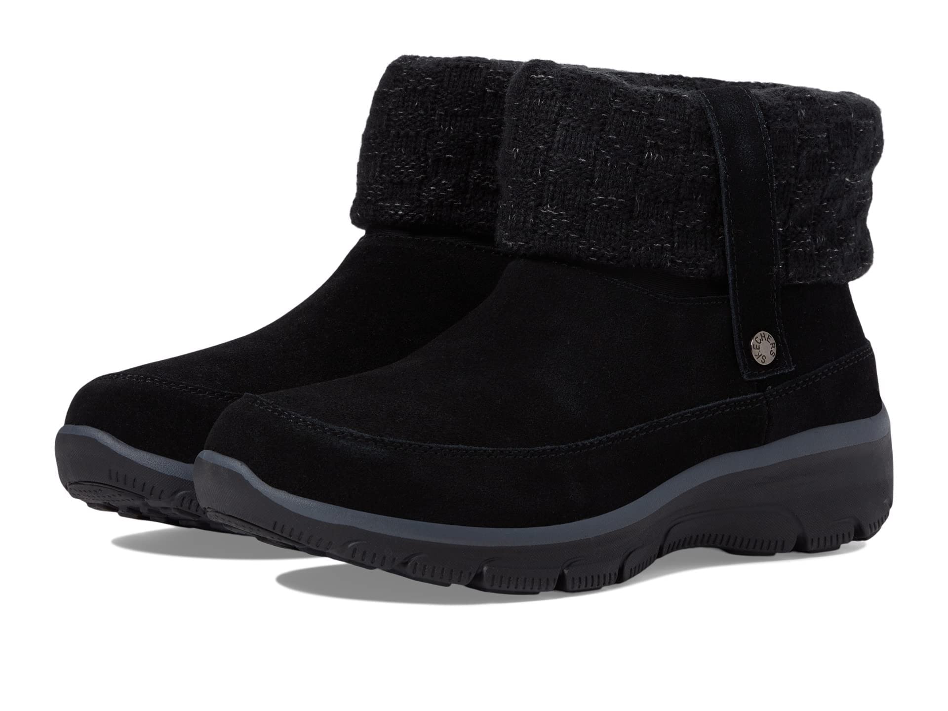 Skechers Easy Going - Upgraded Heights Black 8.5 B (M)