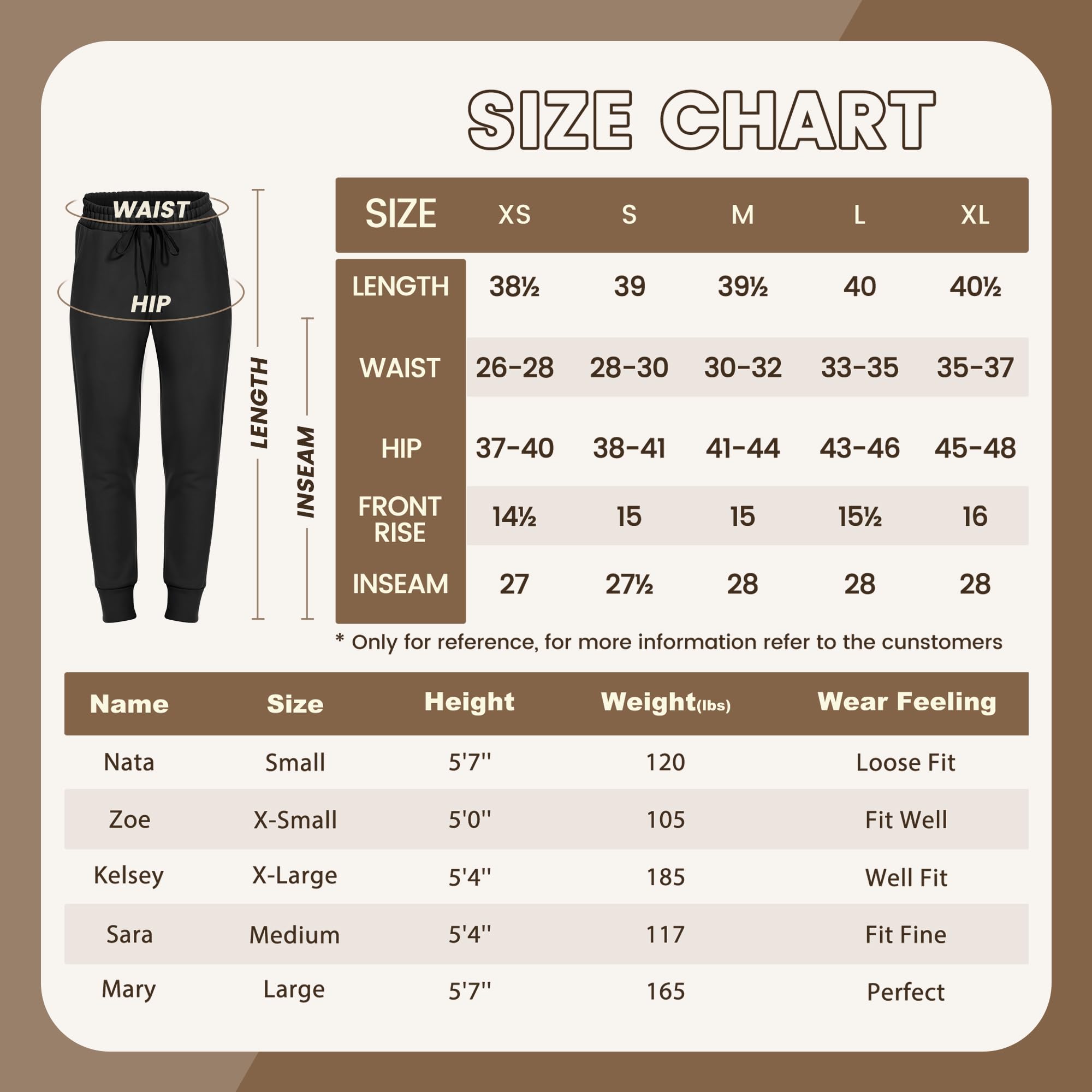 CAMPSNAIL Fleece Lined Sweatpants Women - Joggers for Women with Pockets High Waisted Thermal Winter Warm Pants for Snow
