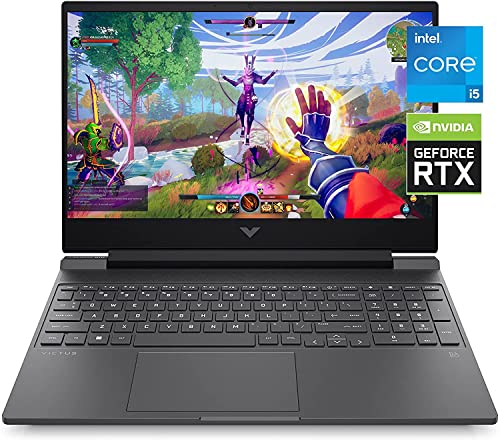 HP Victus 15.6" FHD IPS Premium Gaming Laptop | 12thGen Intel Core i5-12500H | 16GB RAM | 512GB SSD | NVIDIA GeForce RTX 3050 | Backlit Keyboard | Windows 11 | with HDMI Cable Bundle