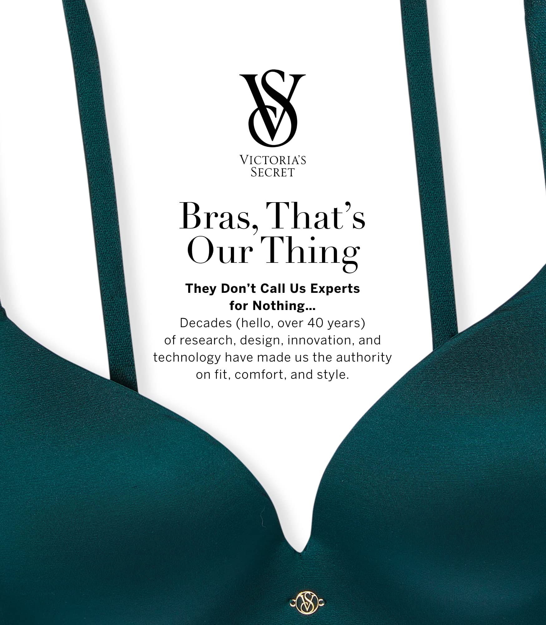 Victoria's Secret So Obsessed Wireless Push Up Bra, Padded, Plunge Neckline, Smoothing, Bras for Women, Beige (34C)