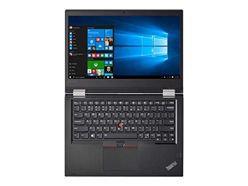 Lenovo ThinkPad Yoga 370 Touch Laptop with Intel Core i5-7300U, 8GB DDR4 RAM, 256GB SSD - 13.3" - Black - 20JH002AUS (Renewed)