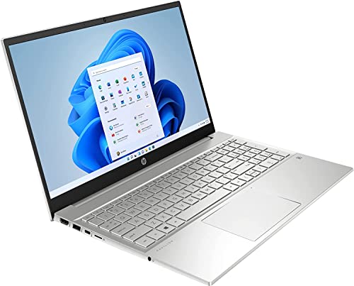 HP Newest Pavilion 15.6" FHD IPS Touchscreen Display Laptop AMD Ryzen 7 5825U(Beat i7-1185G7), Backlit KB, W/ Stylus -32GB DDR4 RAM, 1024GB PCIE SSD, - Windows 11 Home - Silver