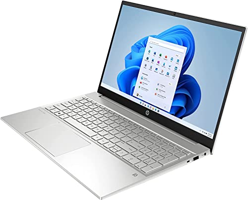 HP Newest Pavilion 15.6" FHD IPS Touchscreen Display Laptop AMD Ryzen 7 5825U(Beat i7-1185G7), Backlit KB, W/ Stylus -32GB DDR4 RAM, 1024GB PCIE SSD, - Windows 11 Home - Silver