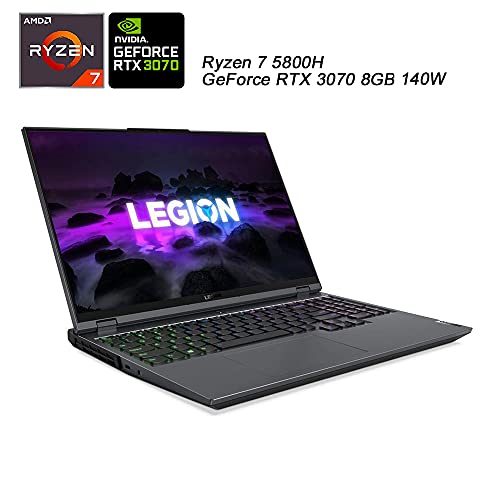 Lenovo Legion 5 Pro Gaming Laptop, 16.0" QHD IPS 165Hz, Ryzen 7 5800H, GeForce RTX 3070 8GB(140W),RGB Backlight KB,Win 10, Accessories (64GB RAM 3200 | 2TB PCIe SSD)