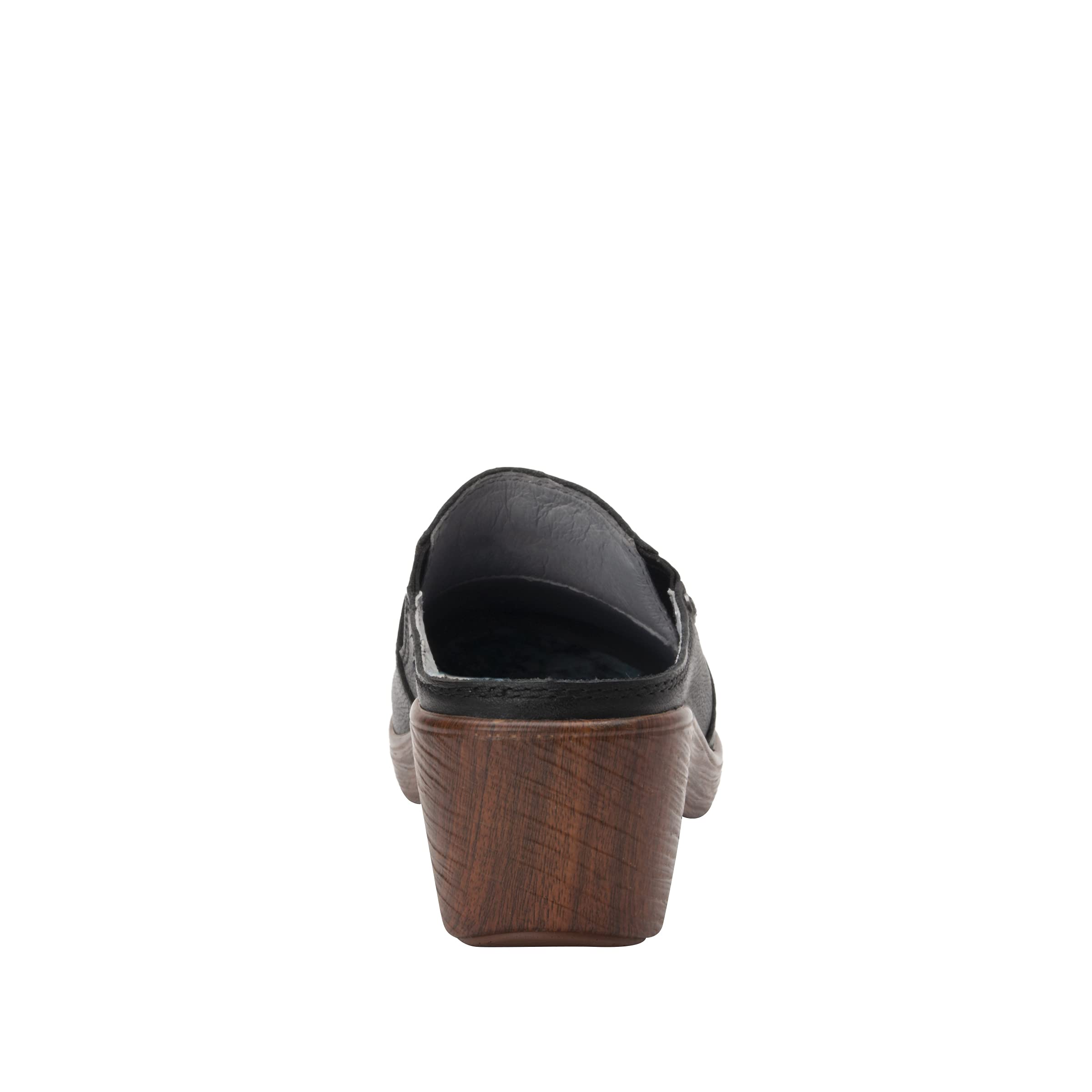 Alegria Women's Sereniti Obsidian Leather Clog 8 M US