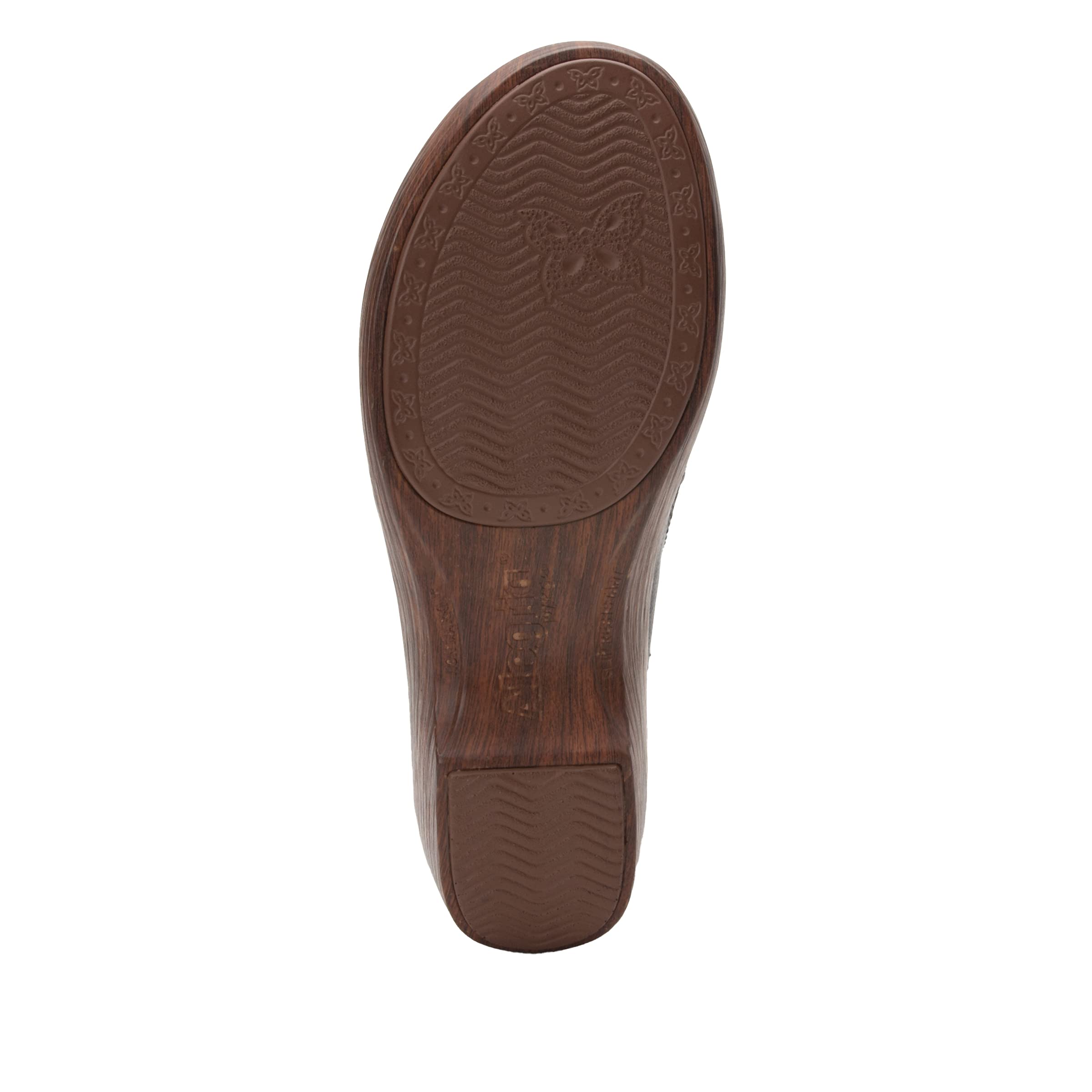 Alegria Women's Sereniti Obsidian Leather Clog 8 M US