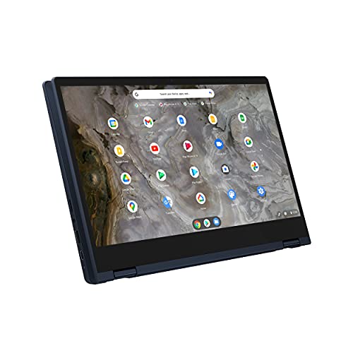 Lenovo Flex 5i 13 Chromebook 2-in-1 Laptop, Intel Core i3-1115G4, 8GB RAM, 64GB Storage, Intel UHD Graphics, 13.3" FHD Touchscreen Display, Chrome OS, Abyss Blue